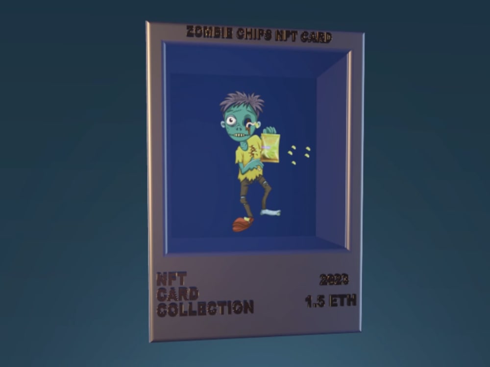 Nft animation, NFT CARd in a perfect loop | Upwork