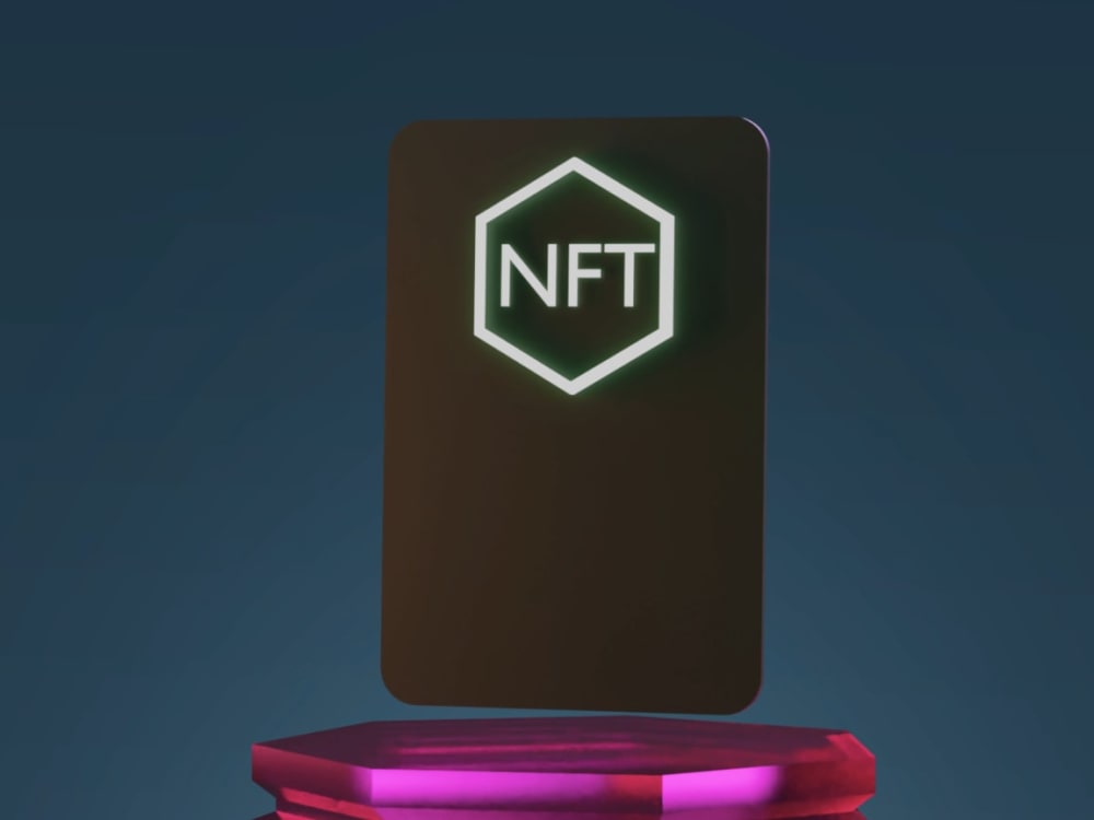 Nft animation, NFT CARd in a perfect loop | Upwork