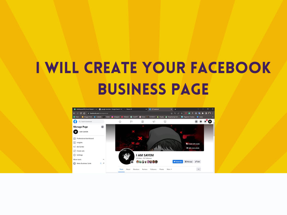 Professional personal or business social media page setup | Upwork