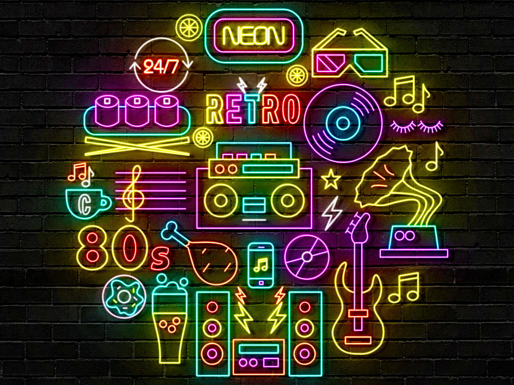 An eye catchy neon logo design | Upwork