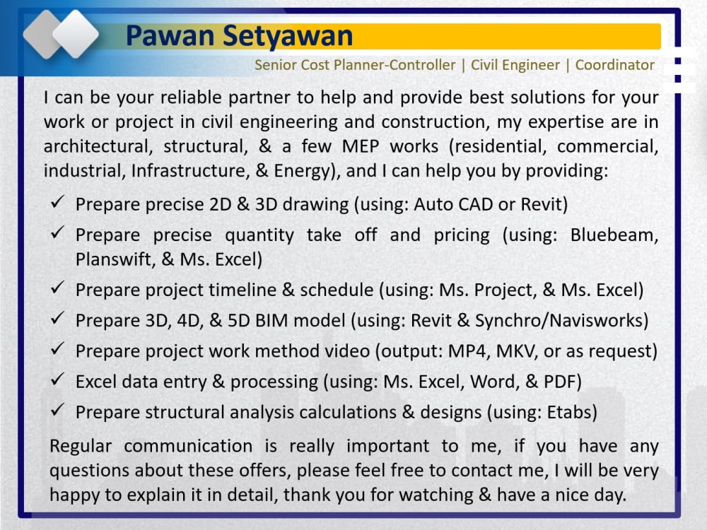 Quantity (material) take-off for construction projects | Upwork