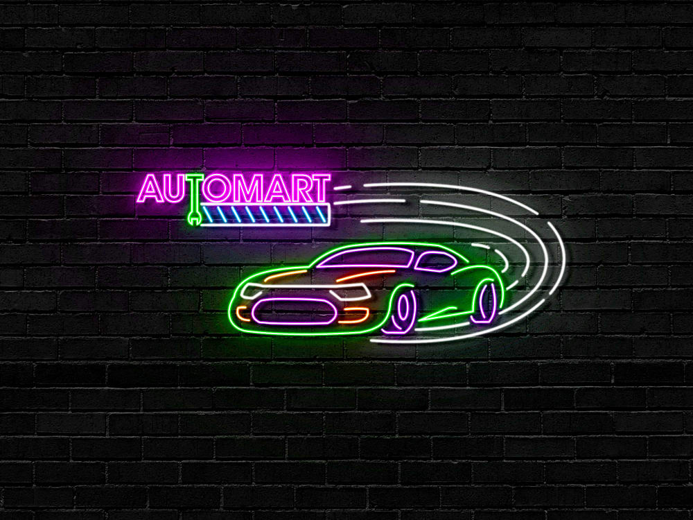 An eye catchy neon logo design | Upwork