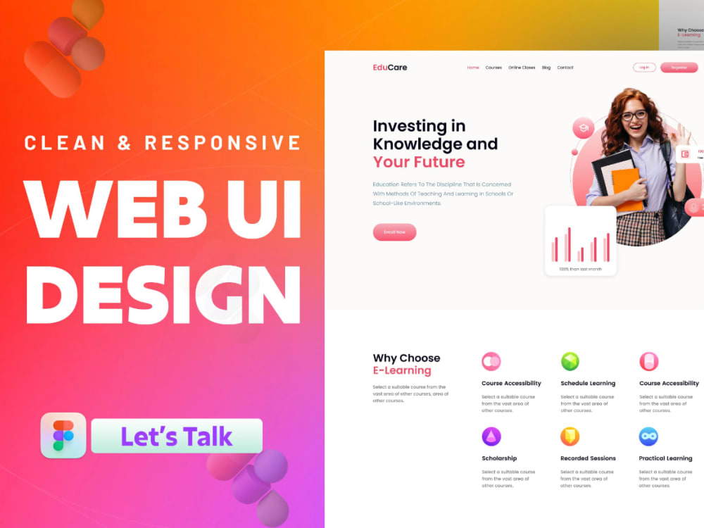 Figma ui ux design for figma website, website ui ux, website ui design ...