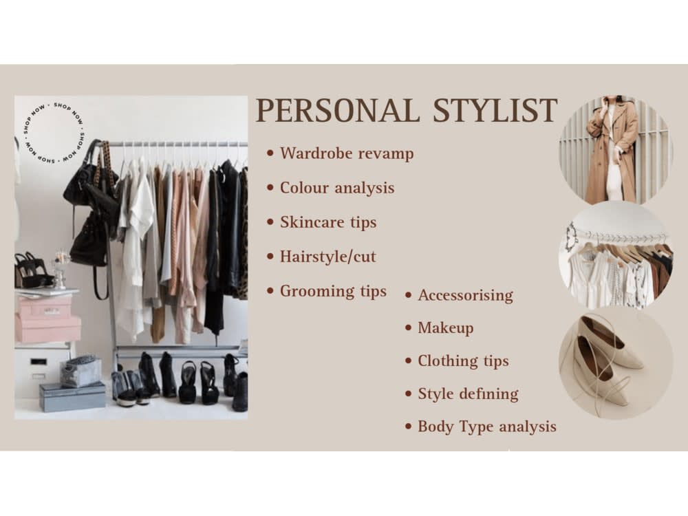 A personal stylist, fashion, beauty, hair, skincare and makeup advisor ...
