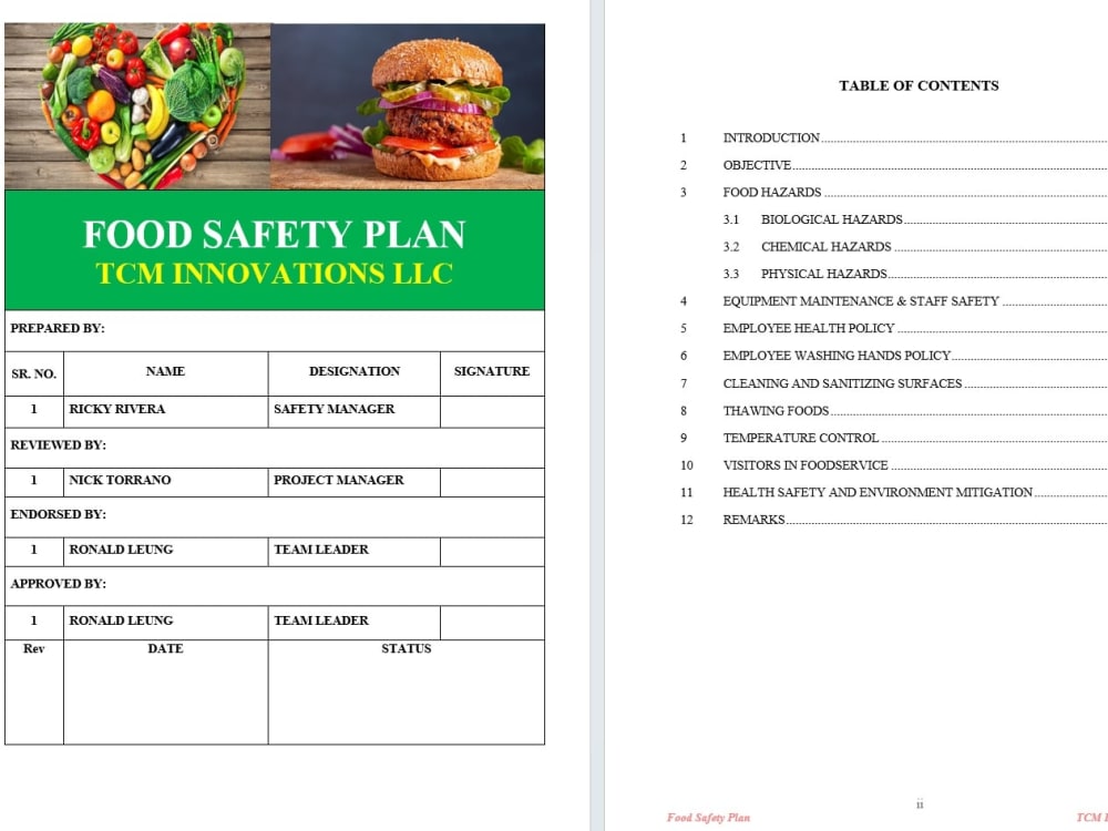 Work methodology, method statement, hse n risk assessment reports | Upwork