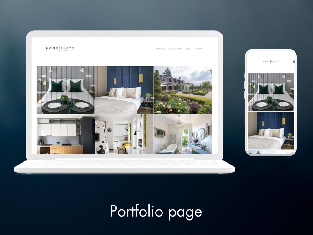 An elegant and professionally looking website. | Upwork