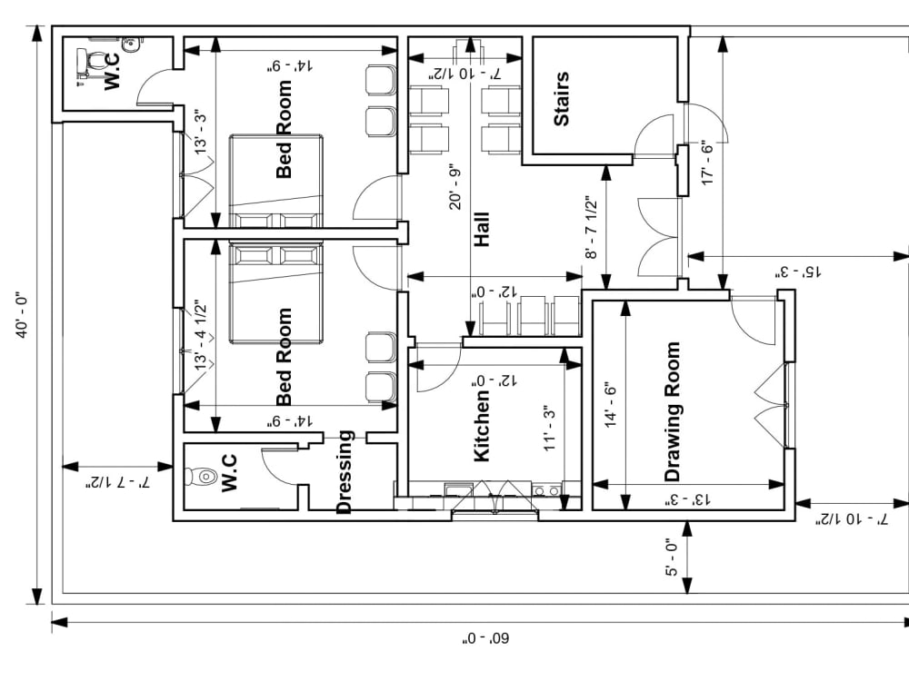 AutoCAD 2d Drawings, convert from PDF, sketch or image drawing, 2D ...