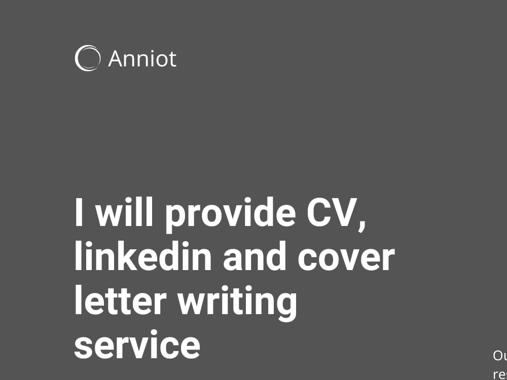 An Ats Resume and a cover letter for you. | Upwork