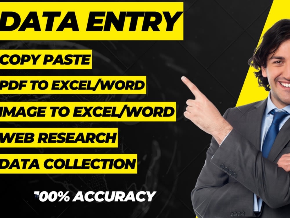 Expertly handled data entry, copy paste, and excel tasks | Upwork