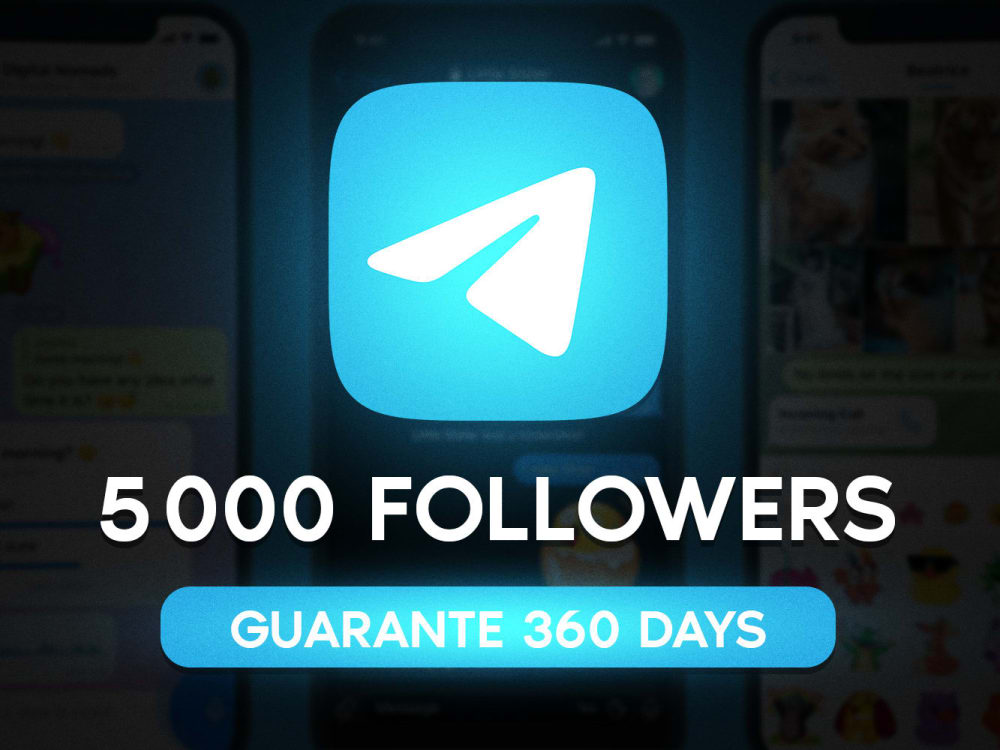 5,000 Telegram Followers. Guarantee 360 days | Upwork