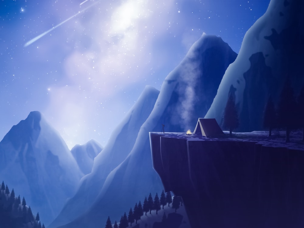 A stylish 2d digital art | Upwork