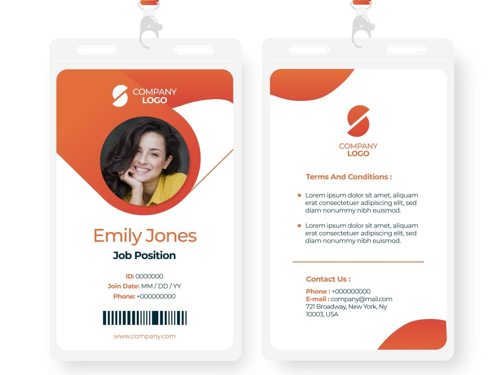 Bulk ID card Designs With QR Code | Upwork
