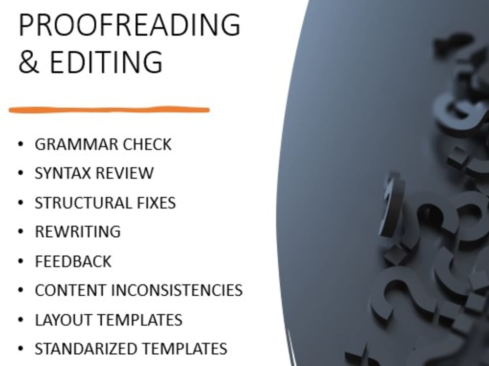 Professionally Polished Proofreading and Editing of Your Work | Upwork