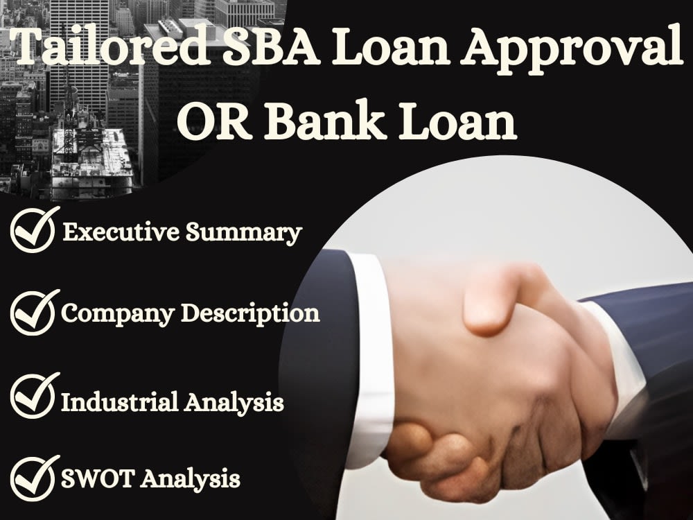 A compelling SBA Loan Approval, Bank loan Plan,Business plan, Loan ...