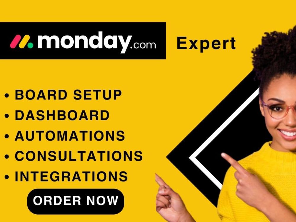 Your monday crm using monday com monday notion clickup asana trello | Upwork