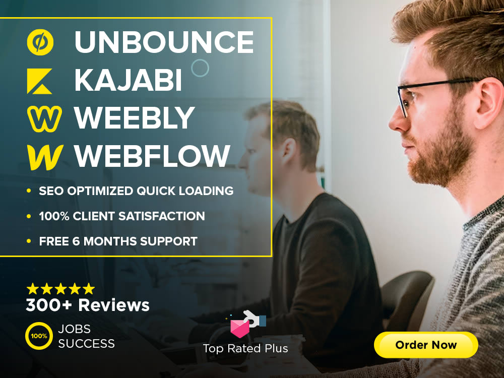 Unbounce, Kajabi, Weebly, and Webflow expert | Kajabi expert | Upwork
