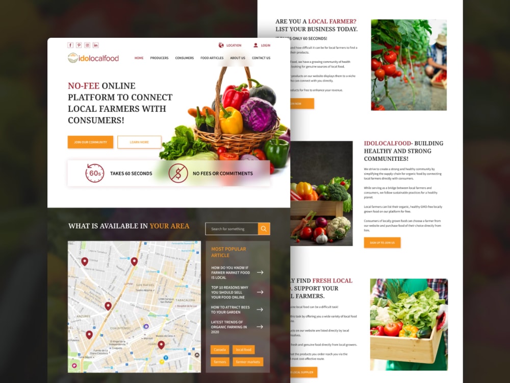 A Landing Page UI UX Design | Upwork