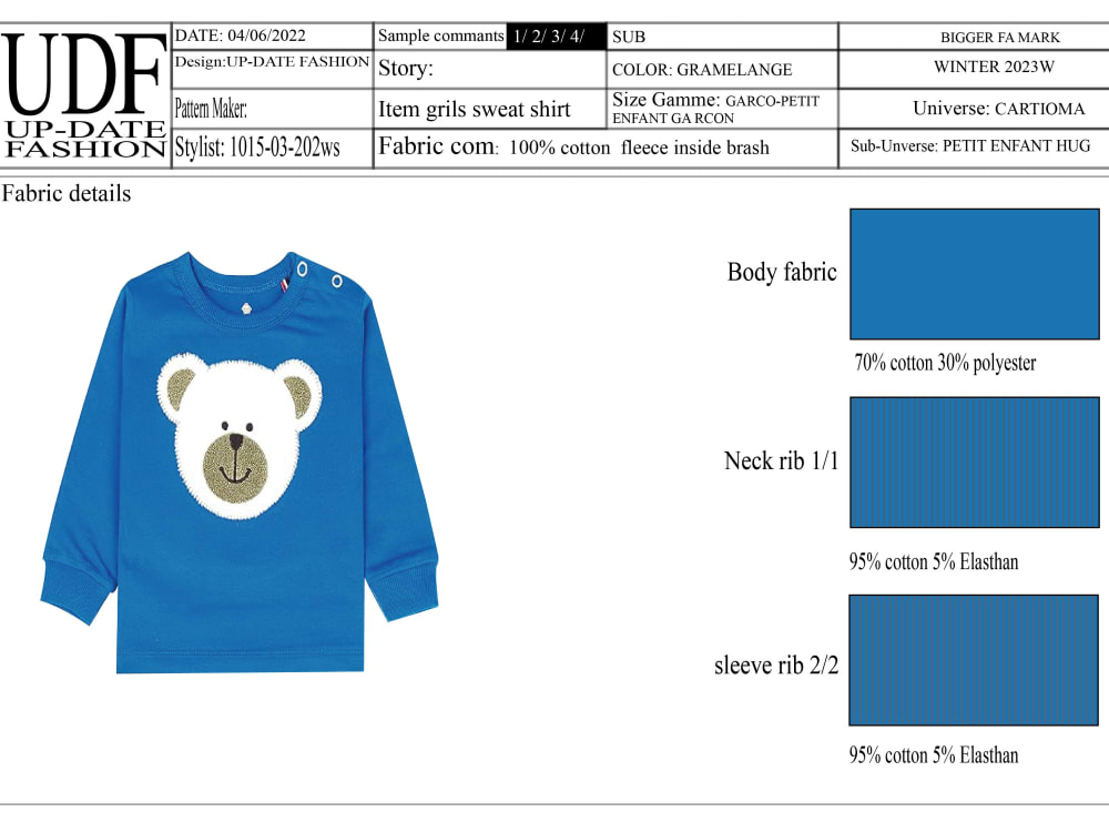 Garment support fashion tech pack designs | Upwork