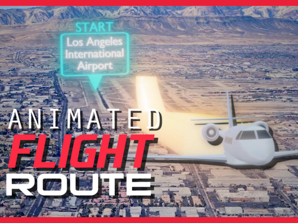 3d animated google earth studio route map | Upwork