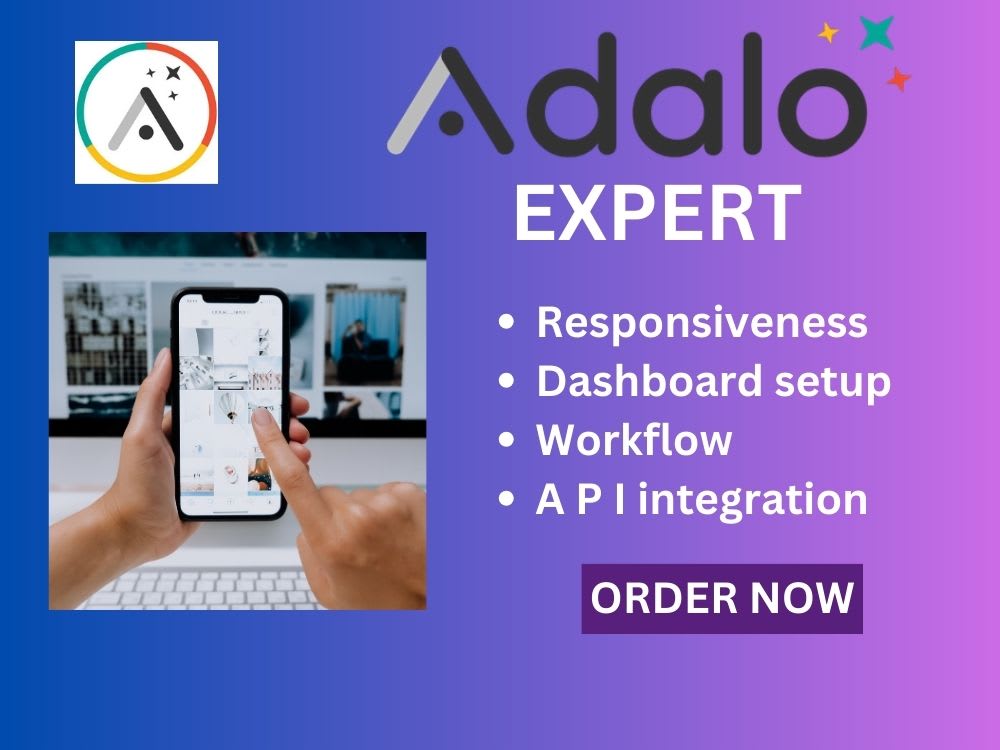 A responsive adalo mobile and web app | Upwork