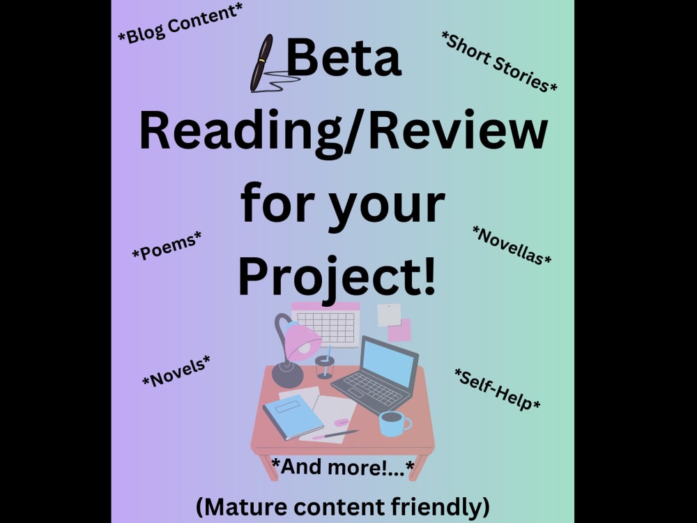 Beta Reading For Your Written Project | Upwork