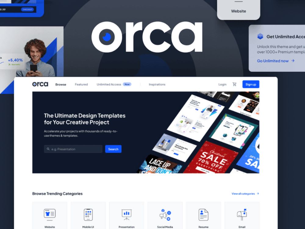 An innovative website landing page, responsiveness, real estate deign ...