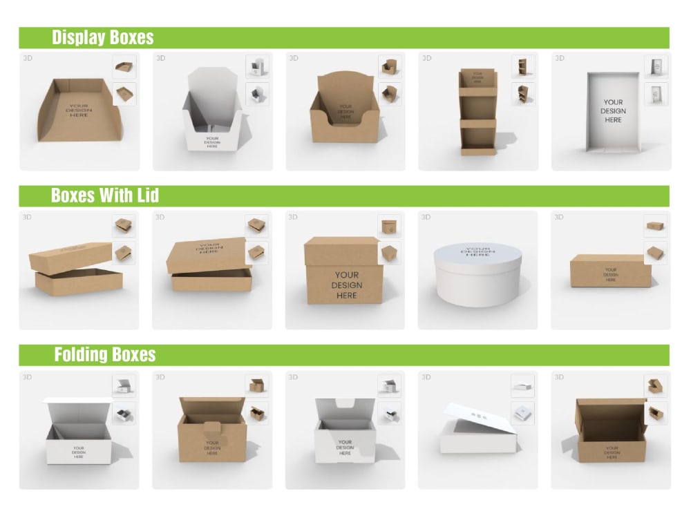 Label Design for Folding Boxes, Display Boxes, Boxes With Lid | Upwork