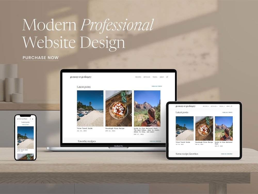 Designs for a modern and professional website | Upwork