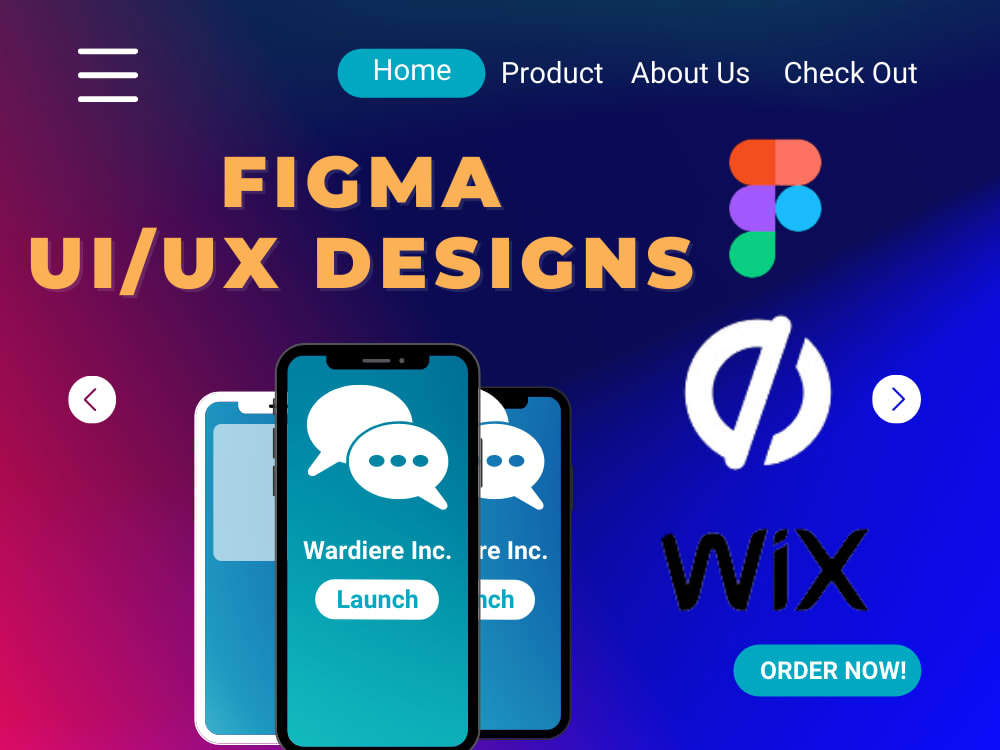 Unique figma design ui/x figma designs landing page figma design mobile ...