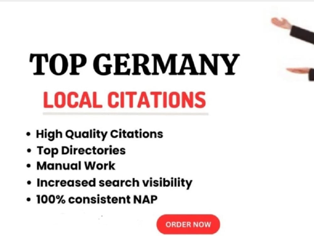Top 200 german local citations and directory submission | Upwork