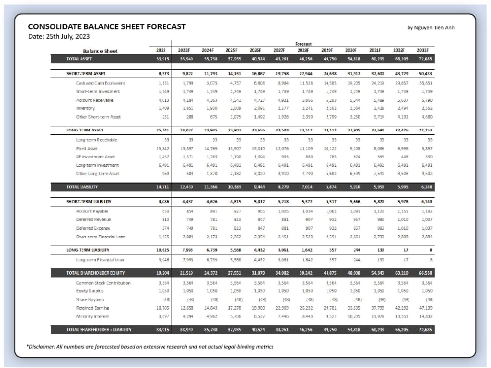 A MULTI-PURPOSE financial model and COMPREHENSIVE reports for ALL ...