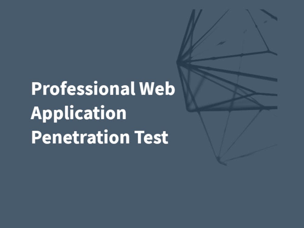 Professional Web Application Penetration Test | Upwork