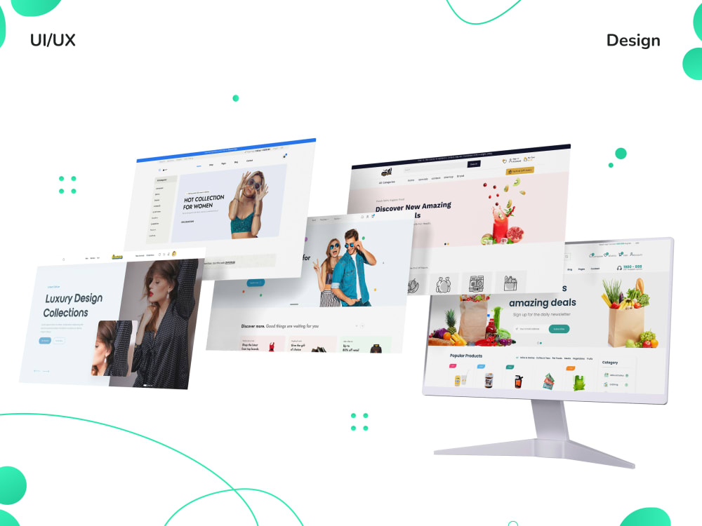 Responsive E-Commerce Website Design Templates | E-Commerce Design | Upwork