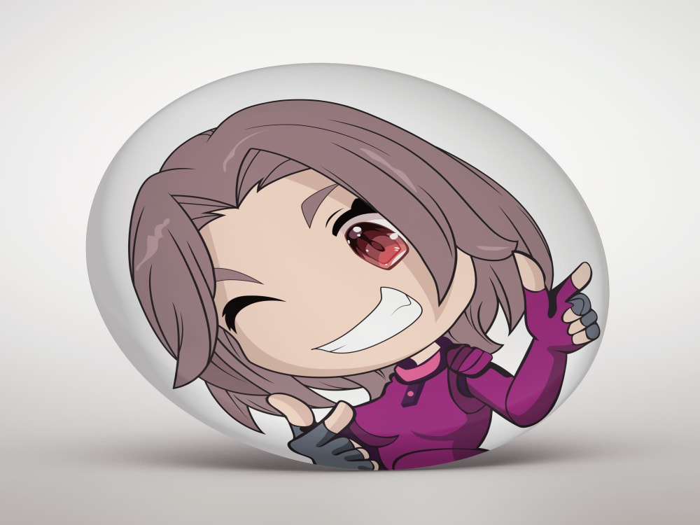 Unique Anime-Style Enamel Pin Designs Genshin Impact Inspired | Upwork