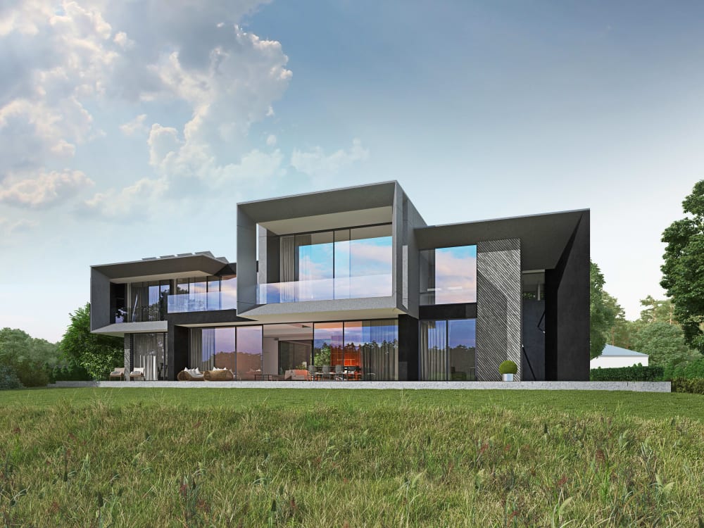 Professional modern house exterior renders based on your drawings | Upwork