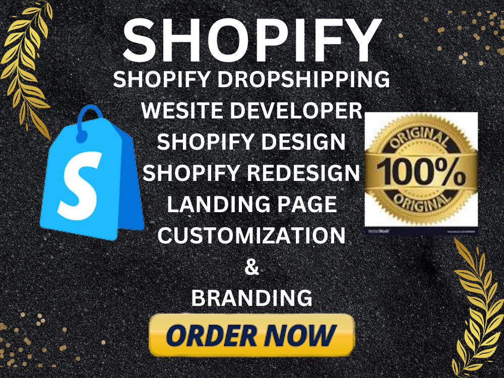 Will get a Shopify store design redesign and developer website creation ...