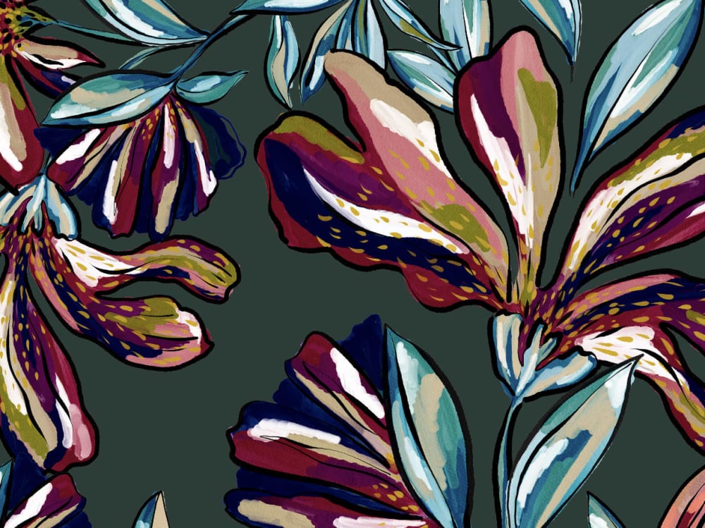 A textile seamless print design | Upwork