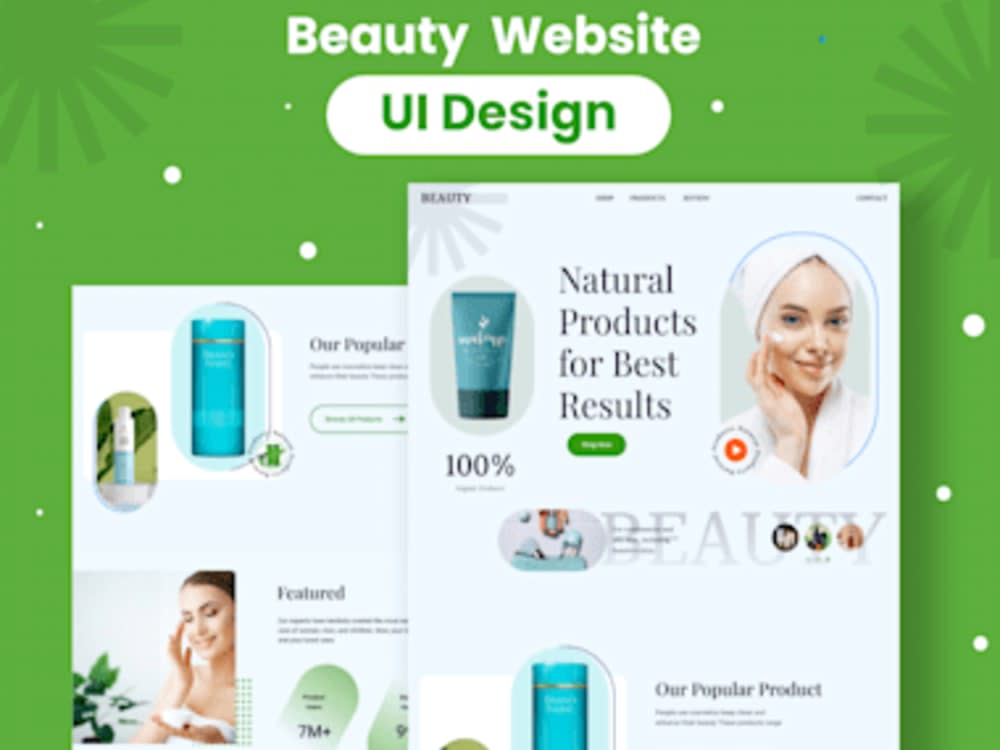 Website ui ux, landing page design, mobile app ui design in figma | Upwork