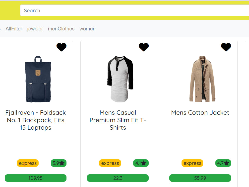 This is e-commerce for commerce clothes and electronics and other | Upwork