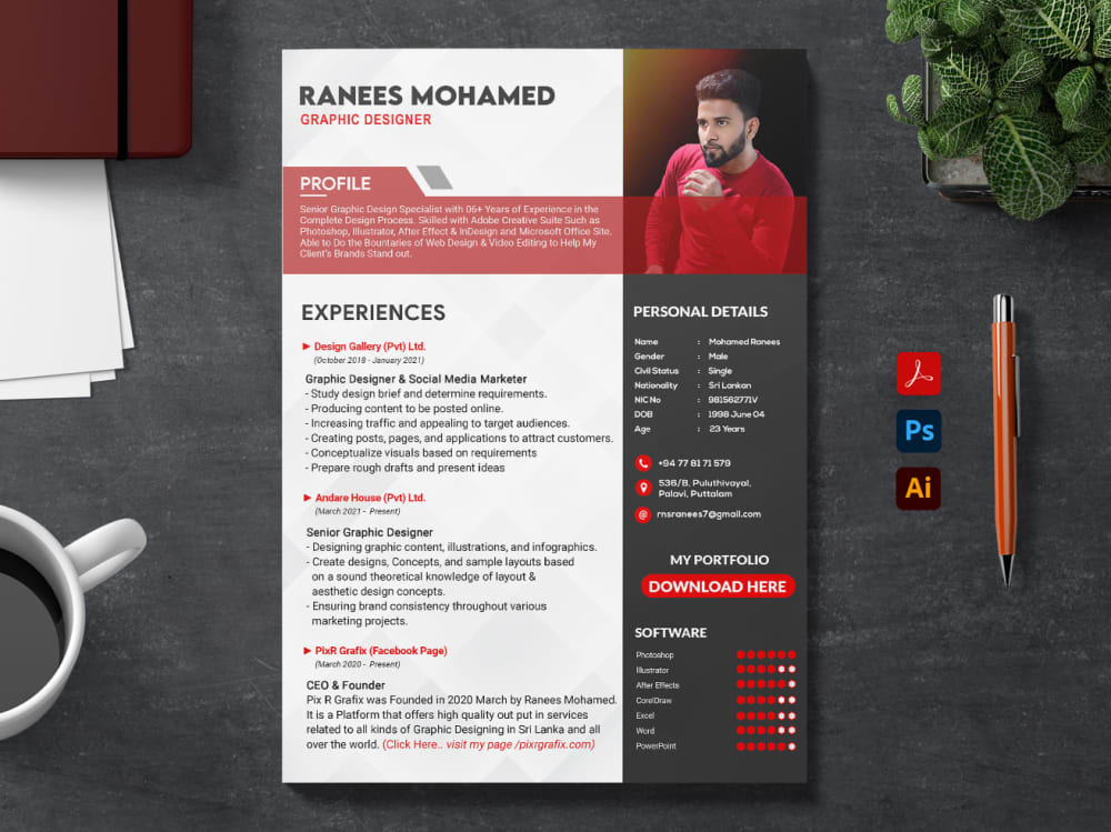 Revamp Your Career with a Stunning Professional Resume or Modern CV ...