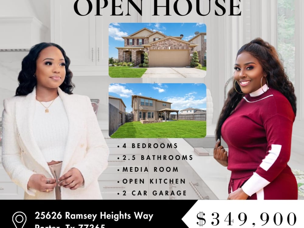 Real estate, just sold, open house, property listing flyer design | Upwork