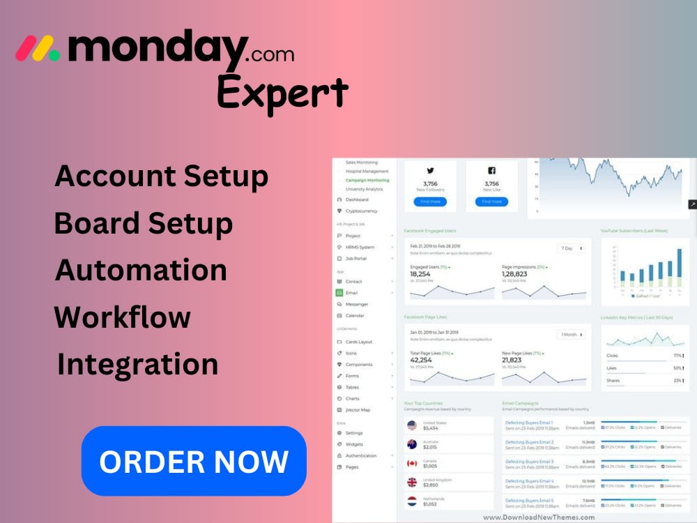 A Monday And Monday Crm Setup With Monday Com For Monday Project Management Upwork