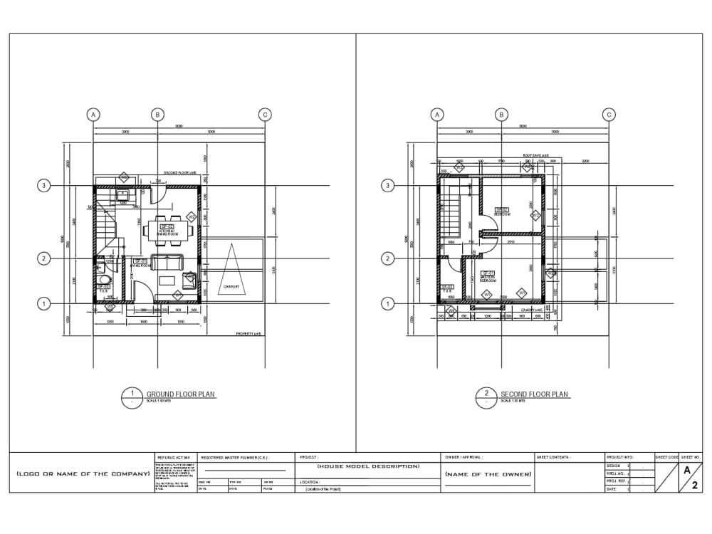 Detailed and straightforward 2D drawing. | Upwork