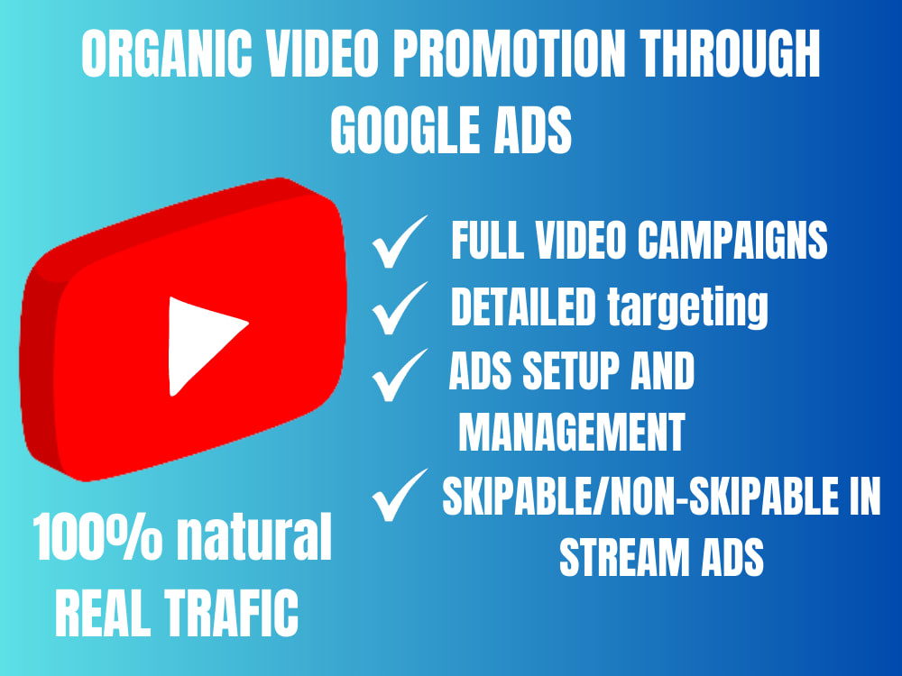 Video Promotion! Boost Your YouTube Channel | Business with Google Ads ...