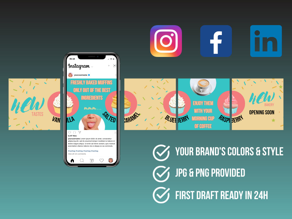 Engaging and cohesive IG carousel visuals | Upwork