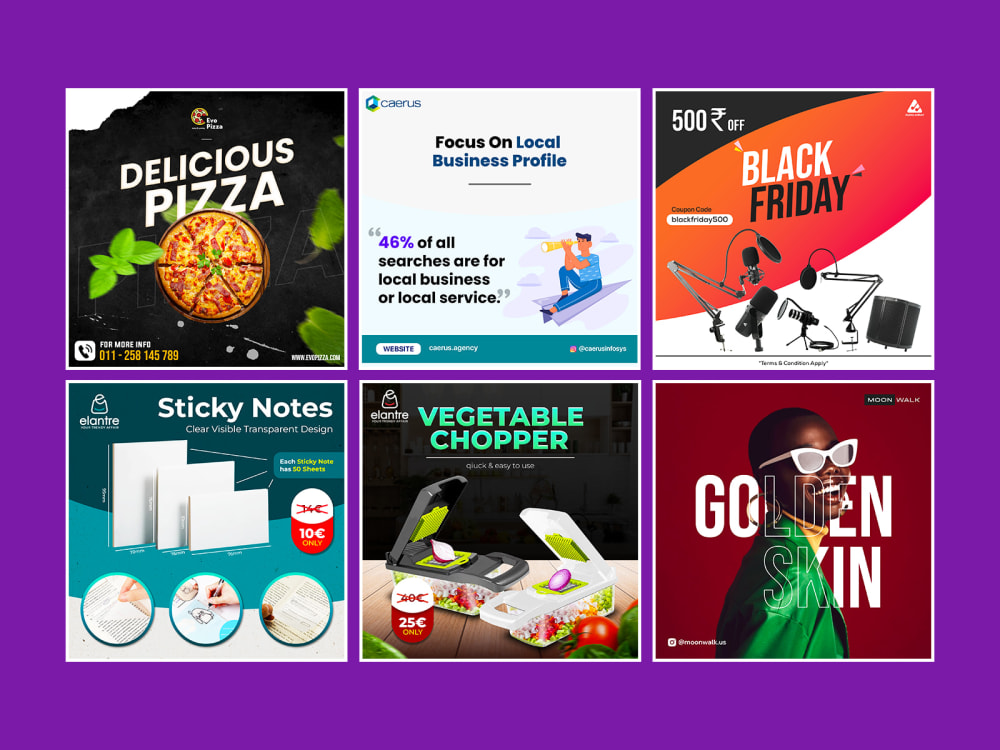 Creative and unique Social media posts, Banners, Covers, Ads | Upwork