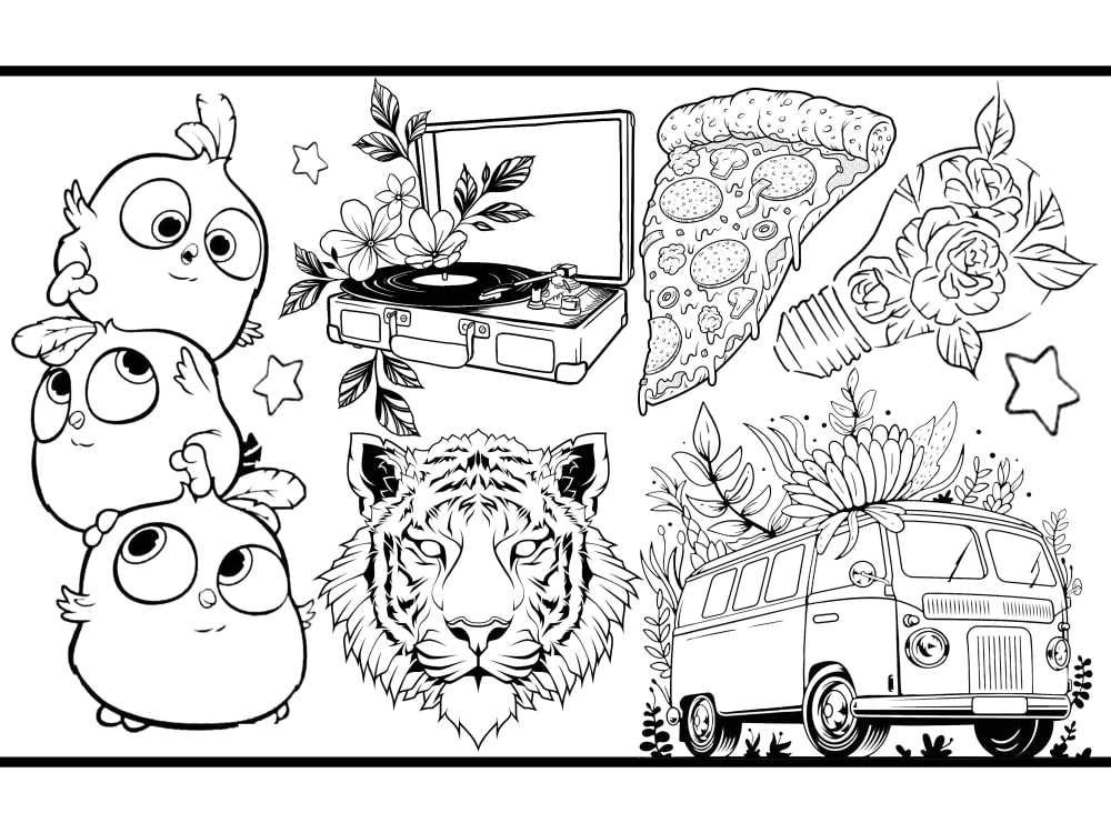 Fine clean line art illustration, Manual Line Drawings, Guide ...