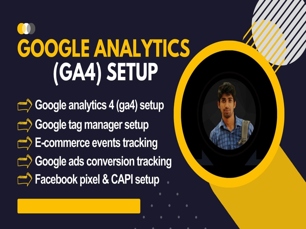 Google analytics 4 (ga4) with ecommerce event tracking, fb pixel, gtm | Upwork
