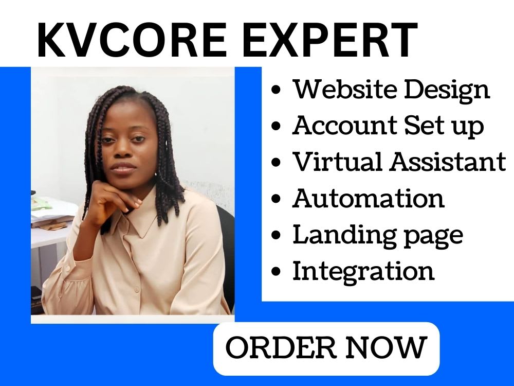 Kvcore landing page, kv core automation lofty email campaign | Upwork