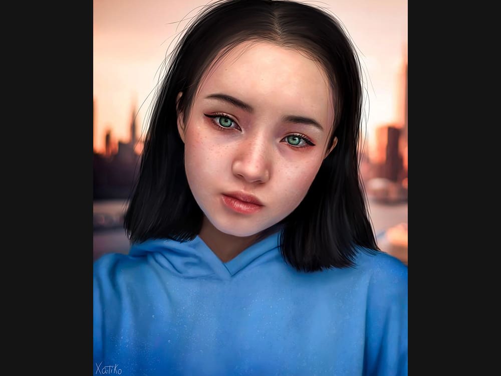 A highly detailed realistic digital portrait of your photo | Upwork